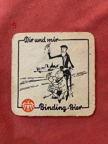 ANCIEN SOUS-BOCK - BINDING BIER DIR UND MIR | eBay
