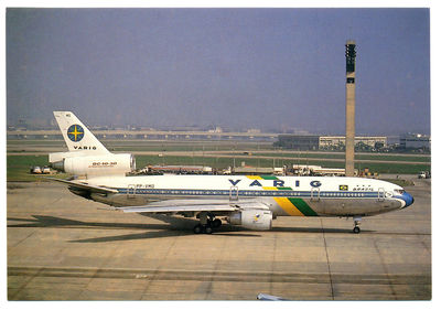 VARIG Brazil Airlines Douglas DC-10-30 Postcard | eBay UK