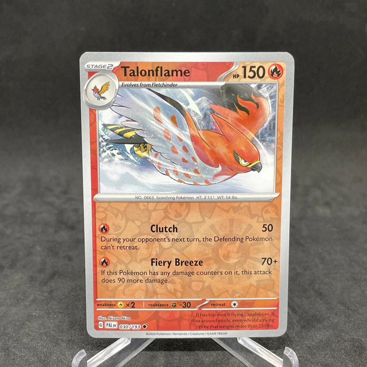 Talonflame Shiny Card