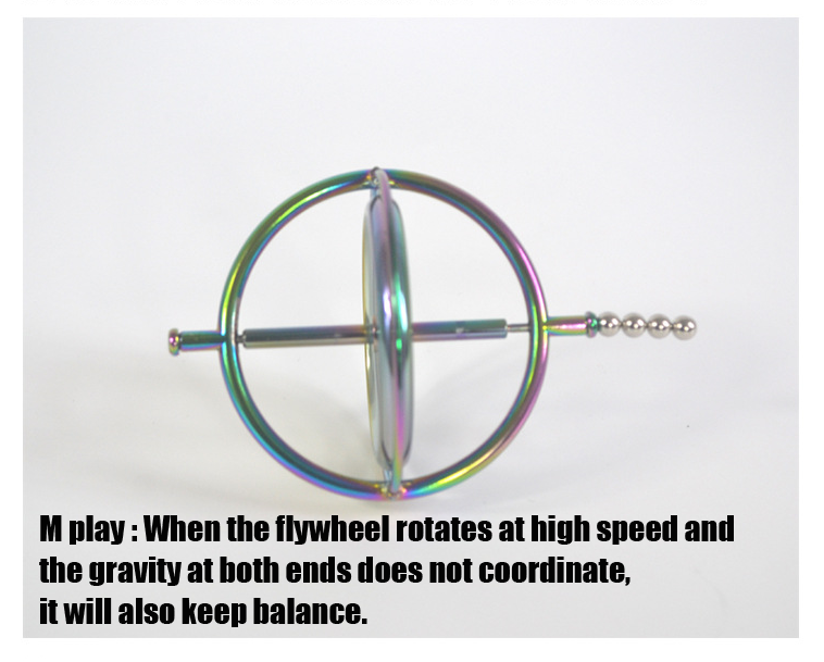 Metal Gyroscope Anti Gravity Rotating Balance Mechanical Gyroscope ...