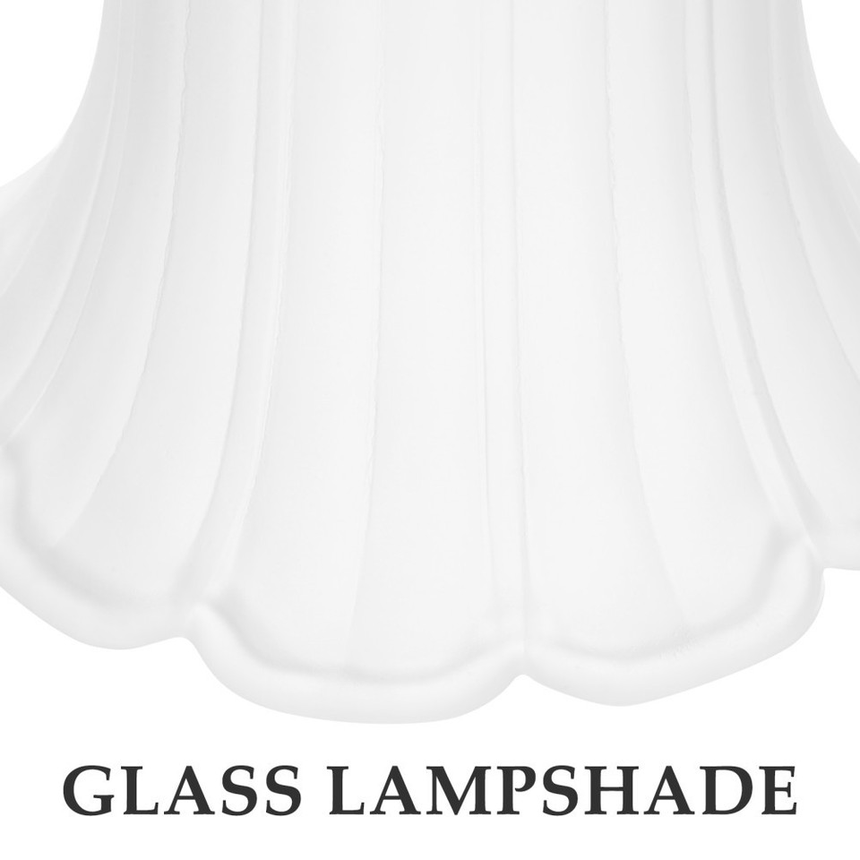 Table Lamp Lampshade Shades Replacement for Glass Floor Classroom Globe ...
