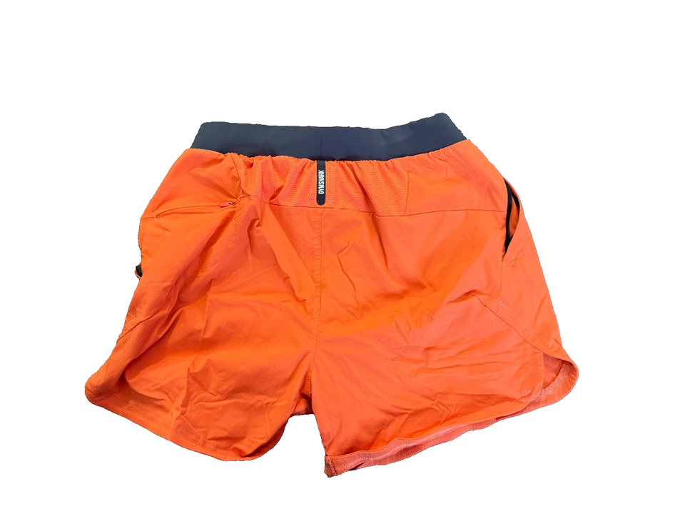 GYMSHARK SPEED EVOLVE 5" 2 IN 1 SHORTS Mens PAPAYA ORANGE XS | eBay UK