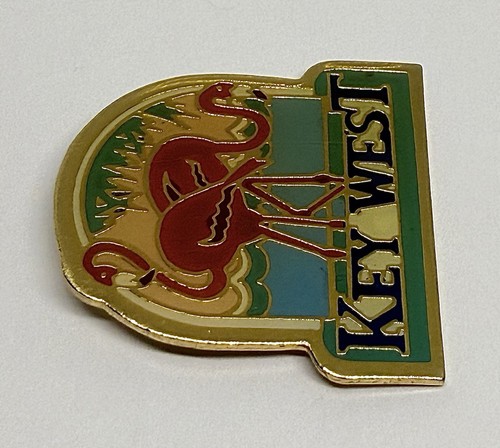 Key West Florida Flamingo Travel Souvenir Lapel Pin (P70) | eBay