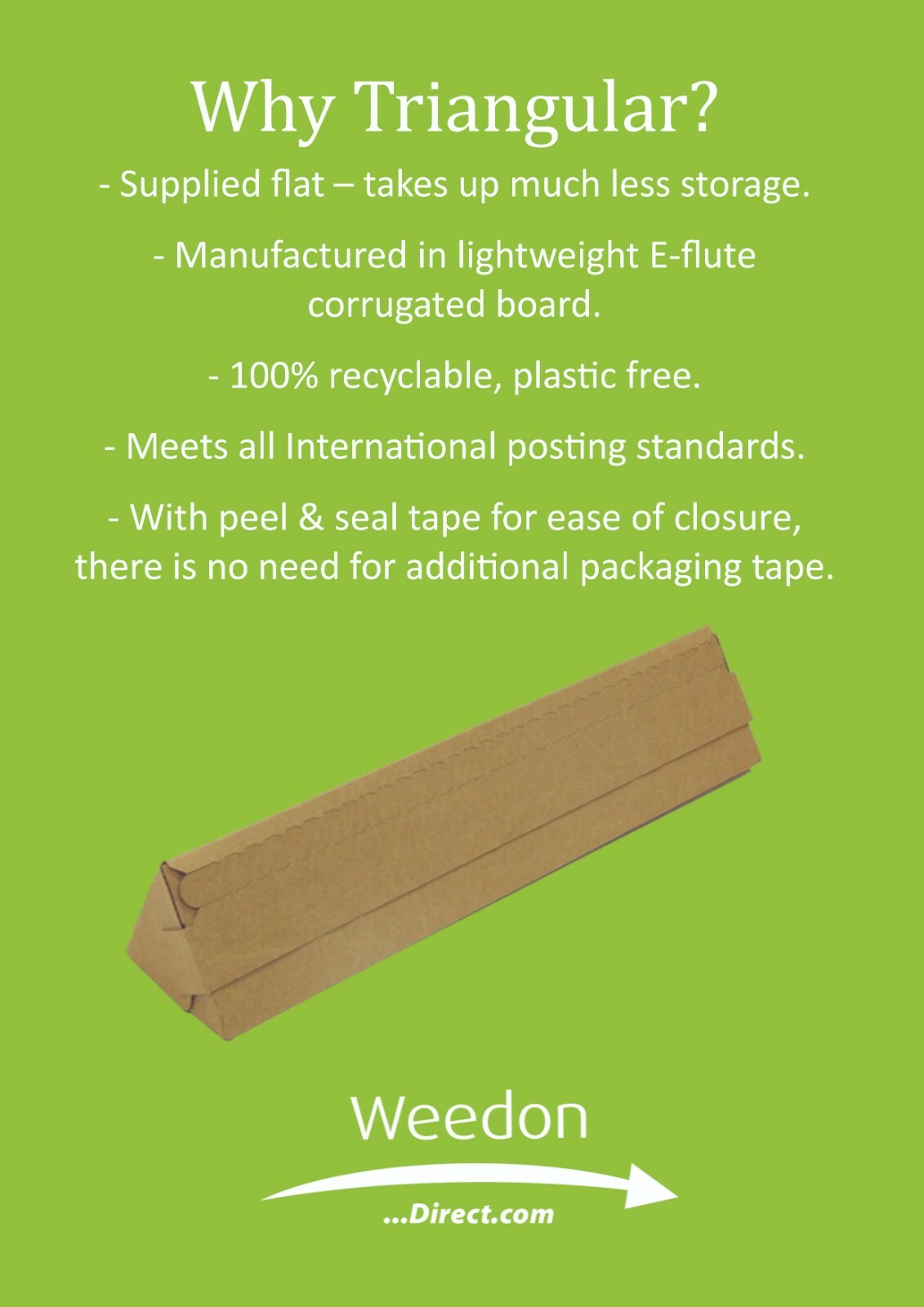 QUALITY A0 SIZE TRIANGULAR POSTAL TUBES CORRUGATED ECO-FRIENDLY | eBay UK