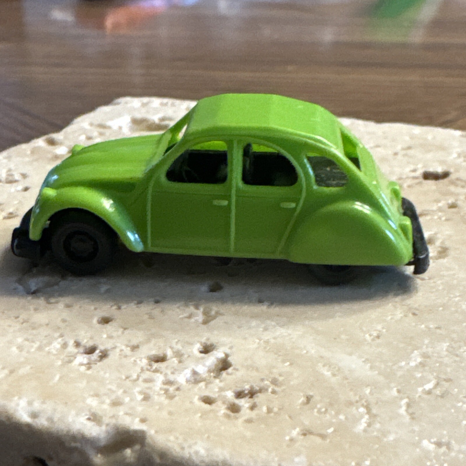 Citroen 2CV Lime Green Made Is W Germany Bruder ? HO 1:87 Plastic Toy ...
