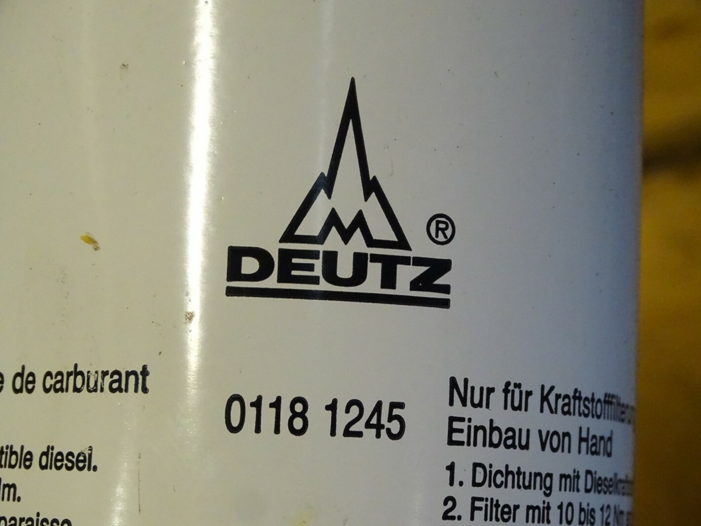Deutz Filter , 0118 1245 | eBay