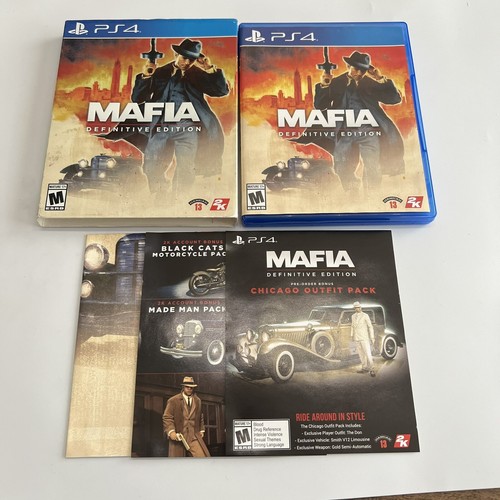Mafia Definitive Edition PS4 PlayStation 4 With Slip Cover 710425576805 ...