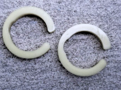 Mustang 2PC. Ford OEM Steering Rack Limiters Anti-Rub Restrictor Spacer ...