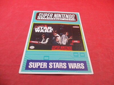 Super Star Wars Super Nintendo SNES Vidpro Promo Display Card ONLY | eBay