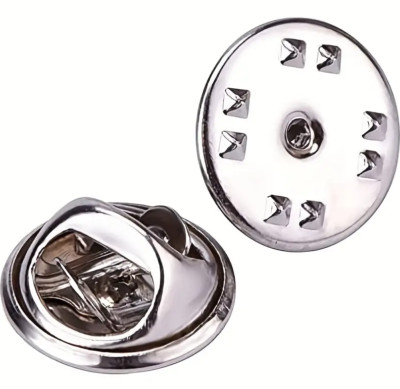 10 Silver Metal Pin Backs Lapel Pin Backs Pin Safety Back Brooch Tie ...