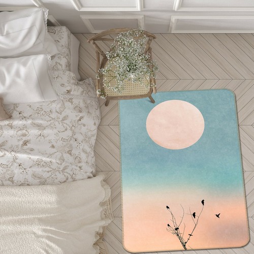 3D Moon Bird ZHUA26 Game Non Slip Rug Mat Photo Carpet Boris Draschoff ...