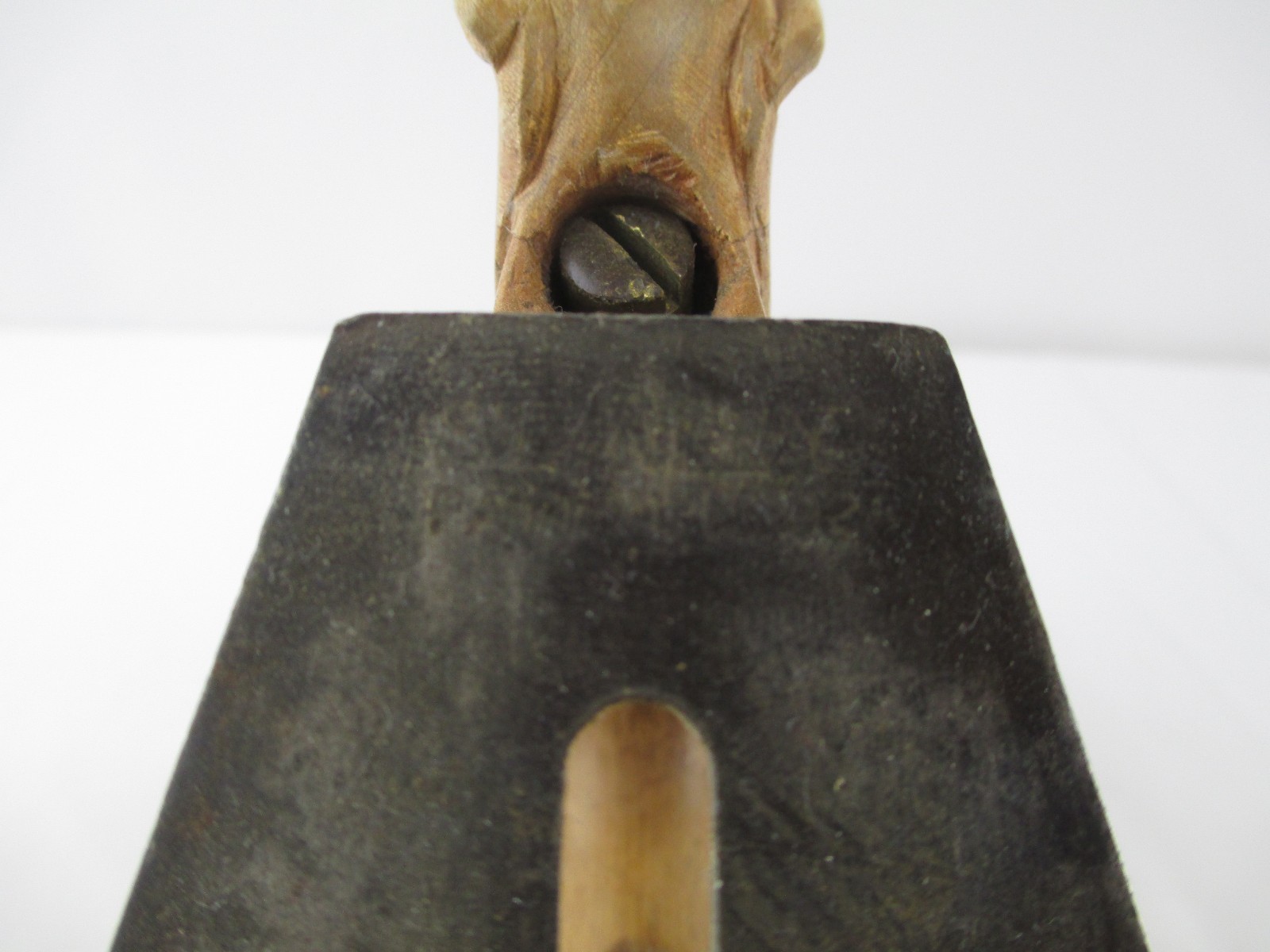 Antique Folk Art Stanley 127 Wood Plane Frog Handle Carved Ubiracy Da ...