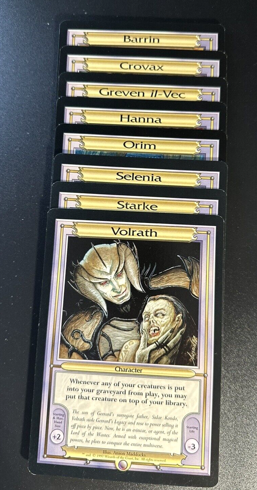 MTG Magic the Gathering Vanguard Complete Set *32 Cards* WotC Oversized ...