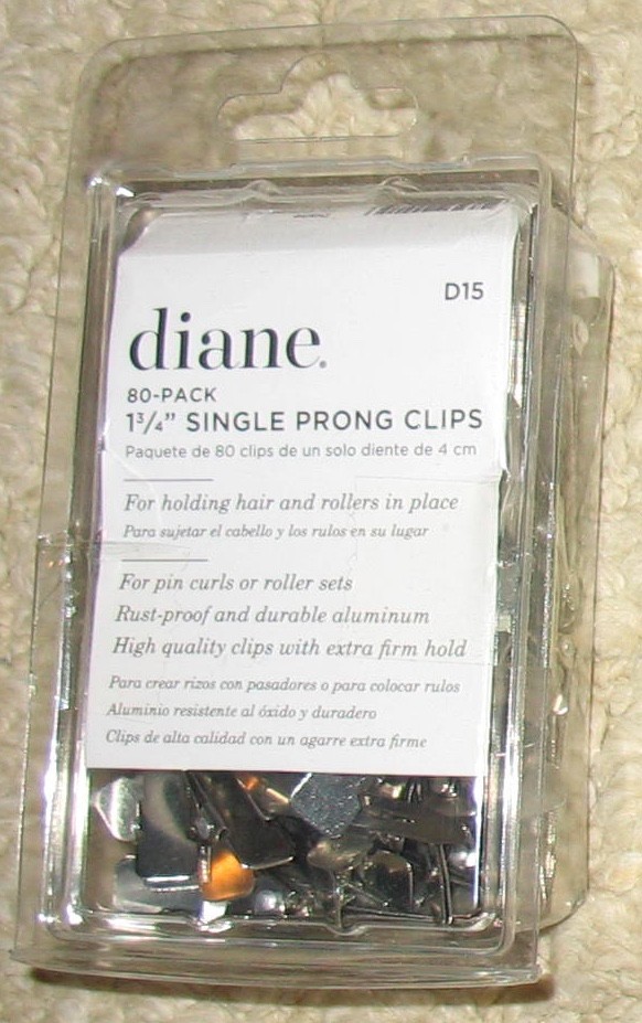 brand new 80-pack single prong hair clips by Diane salon hairstyling | eBay