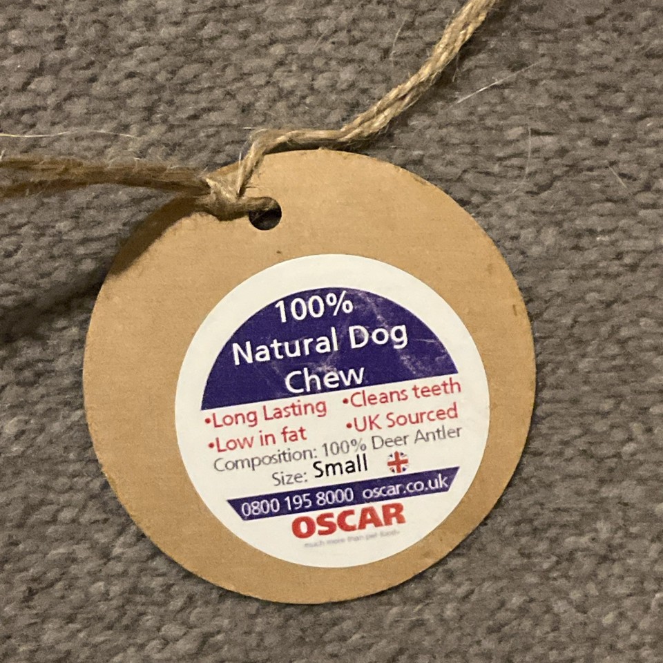 Antler Dog Chew 100% Natural Small UK Sourced (Weight 50g and 15cm long ...