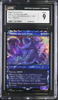 HIGURE, THE STILL WIND Secret Lair Halo Foil Rare CGC 9 MTG EDH ...