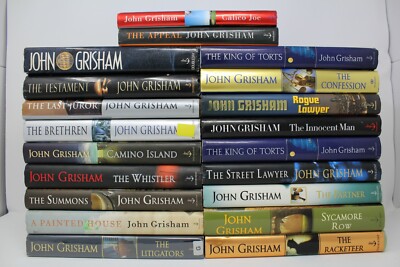 Lot of 5 John Grisham Hardcover Books - Random - Free Shipping | eBay