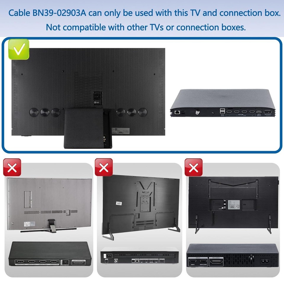 One Connect Cable For Samsung S95C S95D OLED 4K HDR Smart TV BN39 ...