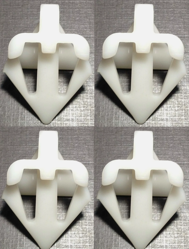 2 VINTAGE NOS HEADLINER CLIPS! FOR 70'S CADILLAC BUICK CHEVY OLDS ...