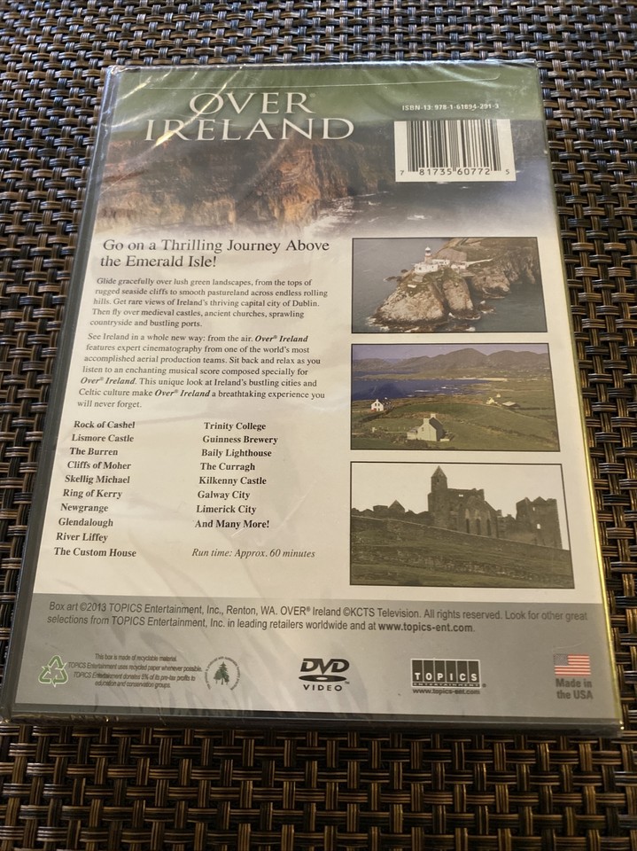 Over Ireland DVD: Theilling Journey Above The Emeral Isle 781735607725 ...