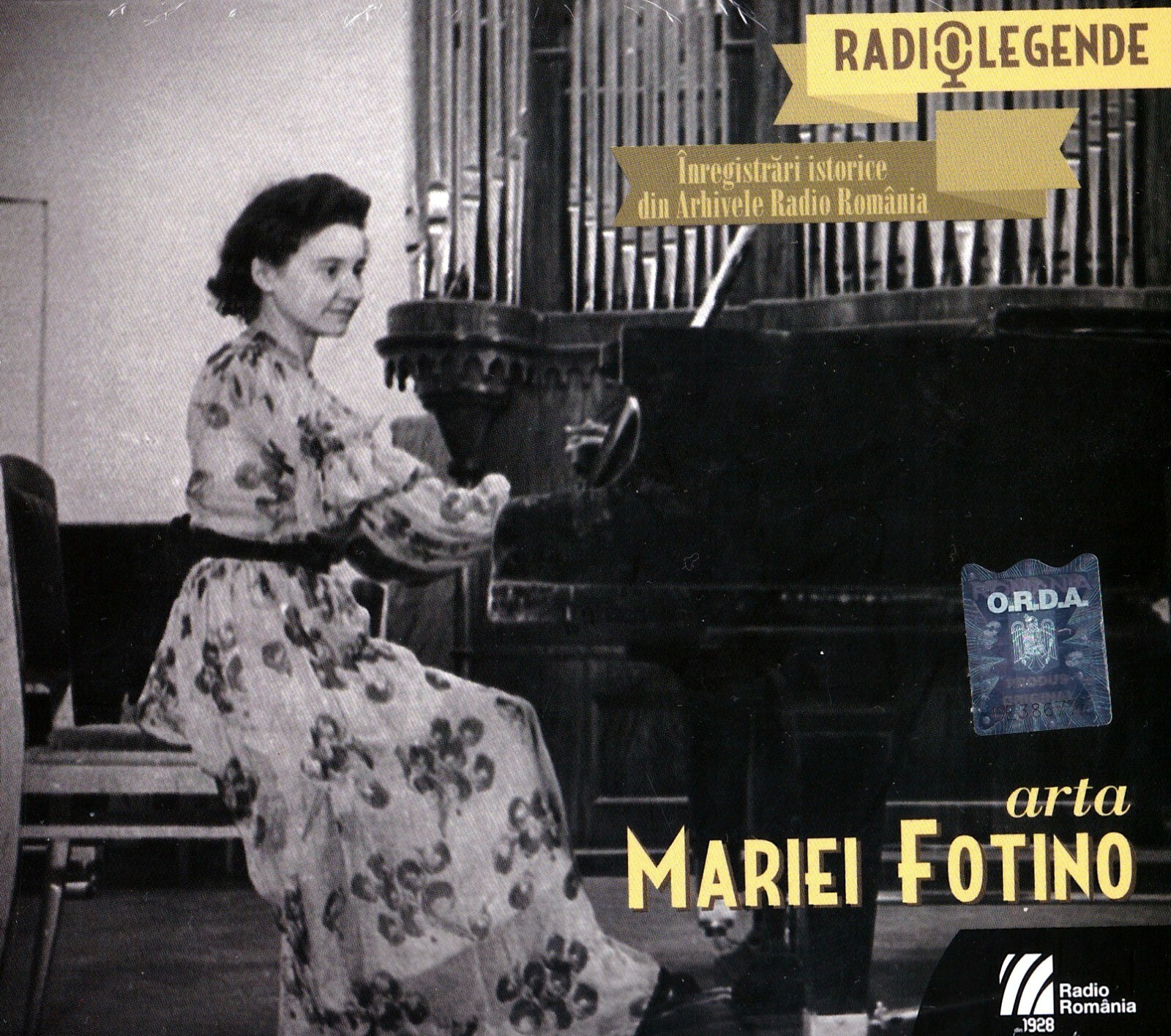 Romania CD Music MARIA FOTINO Piano Historical Recordings Legend ...