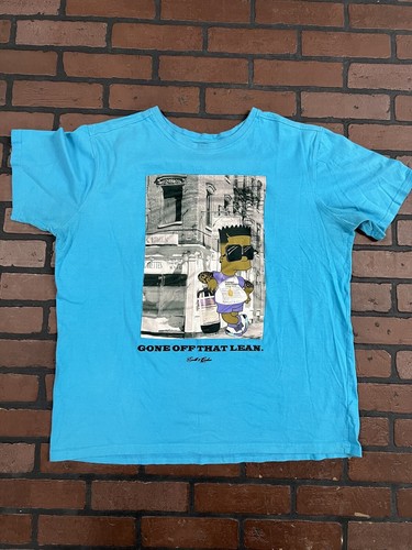 Bart Simpson T-Shirt Purple Drank Gone Off That Lean Men’s 2x Simpsons ...