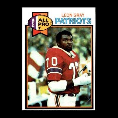 Leon Gray 1979 Topps New England Patriots #201 R310E 4 | eBay