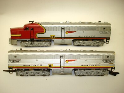 360/361 American Flyer Santa Fe Alco A-B Diesel Engines [Lot SS5-D60 ...