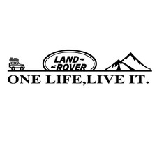 One Life Live It Vinyl Decal Sticker for Land Rover 4x4 Etc Defender ...
