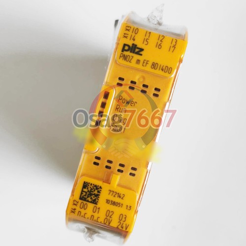 ONE PILZ 772142 PNOZ m EF 8DI4DO Module New | eBay