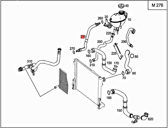 Genuine Mercedes-Benz Vent Hose 2045011125 OEM for sale online | eBay