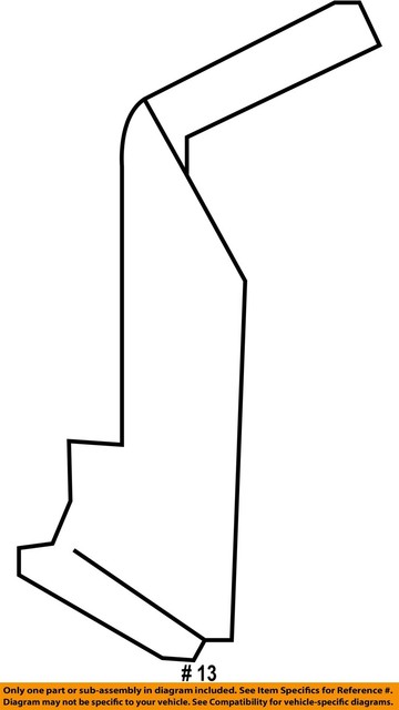 Genuine Toyota End Support Cover 52165-04010 Right Side for sale online ...