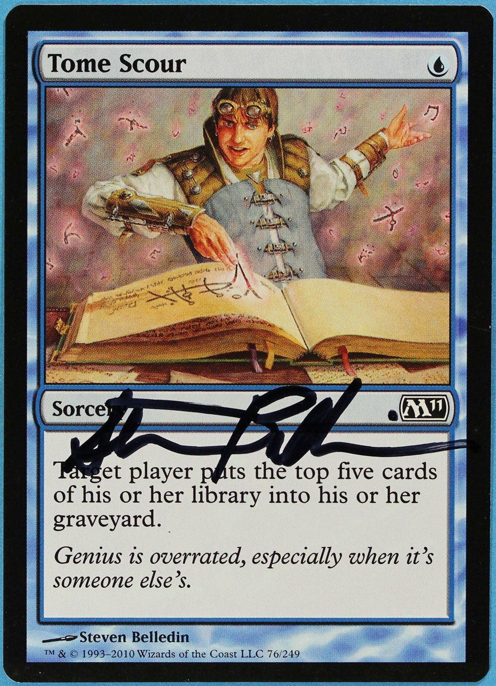 Tome Scour Magic 2011 / M11 NM Blue Common Artist Signed CARD (s1973 ...