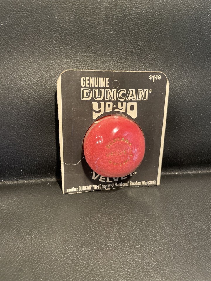 Rare HTF Vintage Duncan Velvet Yo-yo 1972 Orange | eBay