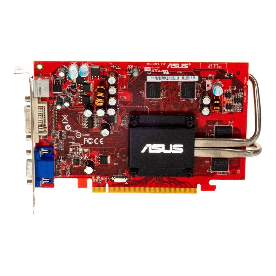 Graphic Card ASUS Ati Radeon X1650 512MB DDR2 EAX1650 Silent / Htd ...