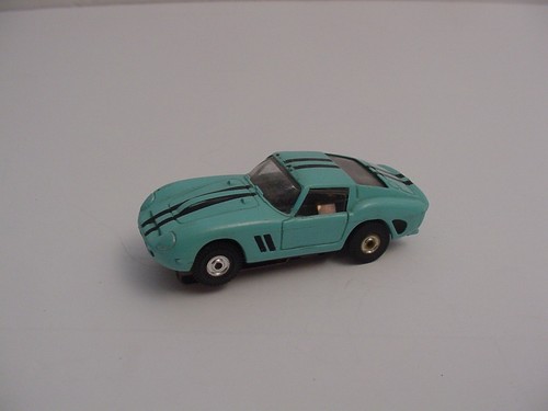 Ho Aurora T-Jet Thunderjet Turquoise Ferrari 250 GTO Slot Car #1368 ...