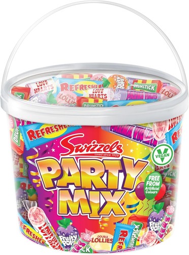 Swizzels Party Mix Tub – Vegan Retro Bulk Sweets, 785g for Parties ...