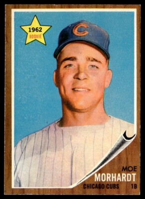 1962 Topps Baseball #309 Moe Morhardt Chicago Cubs Rookie RC | eBay
