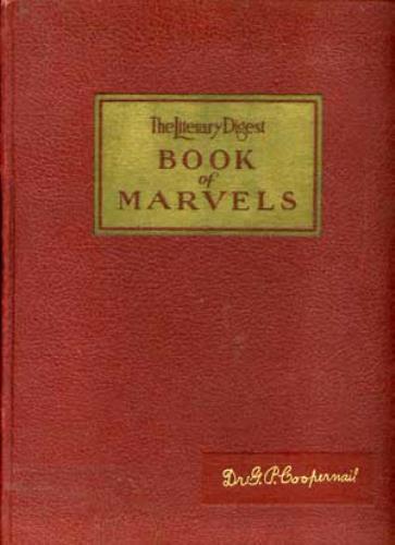 The Literary Digest Book of Marvels | eBay