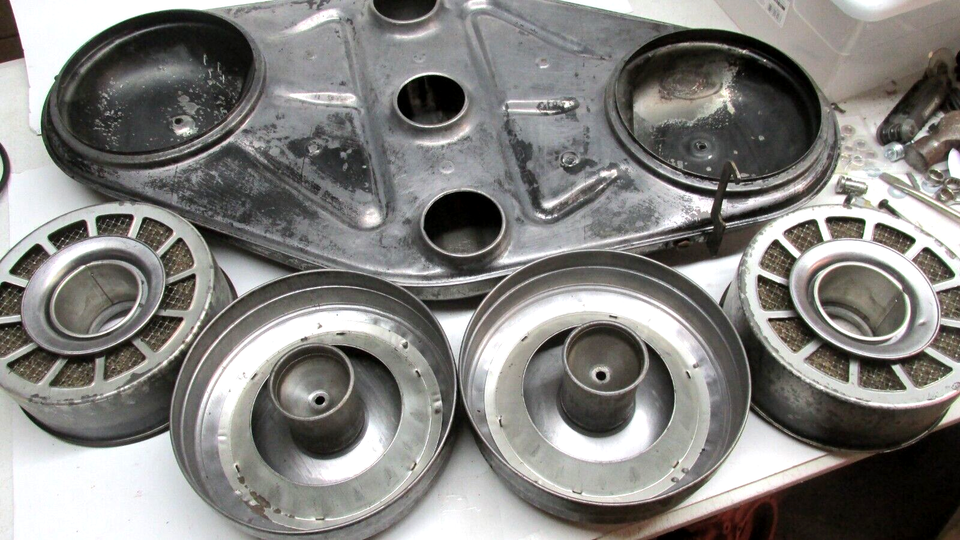 1957 Oldsmobile 371 J2 3x2 Triple Carburetion Tri-power Air Cleaner | eBay