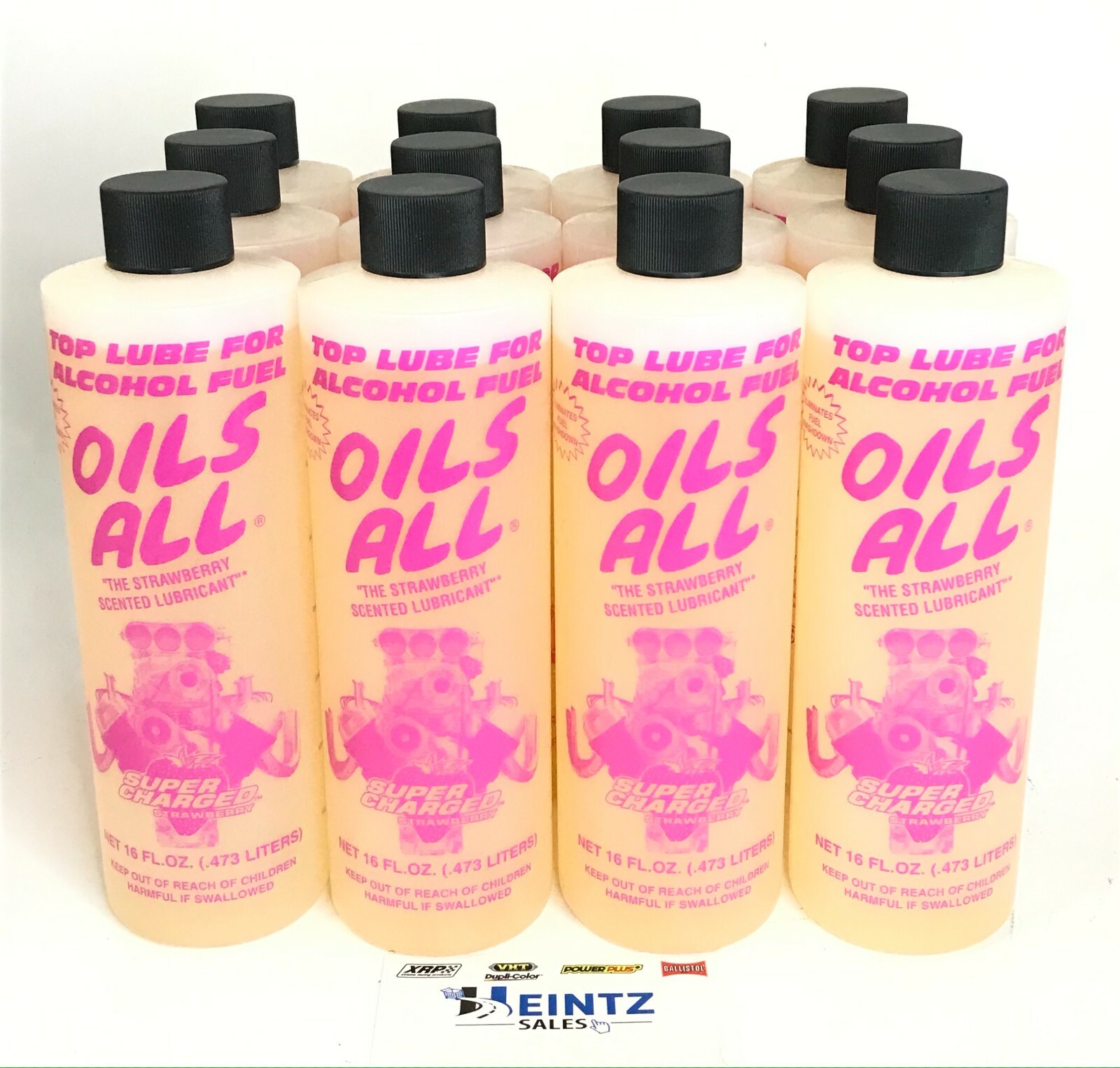 Power Plus STRAWBERRY Scented Lubricant 12 PACK Fuel Additive Alcohol ...
