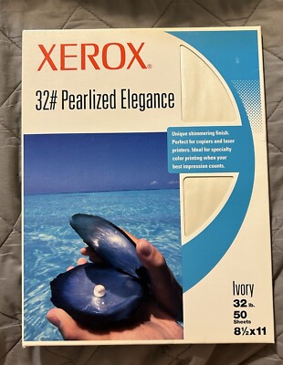 Xerox 32# Pearlized Ivory 32lb | eBay