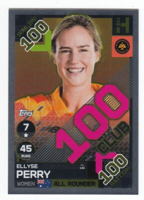 2023 Topps The Hundred #141 ELLYSE PERRY Birmingham Phoenix Cricket 100 ...