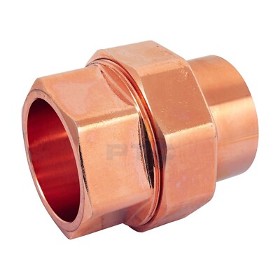 Foset CC-976 2" copper-plated brass union nut | eBay