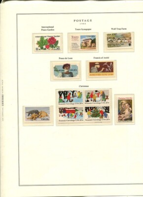 1976 - 1983 scott hingeless platinum stamp album w $80.10 FACE W ...