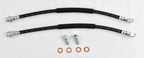 Chevrolet disc brake conversion rubber flex hoses 10mm for metric ...
