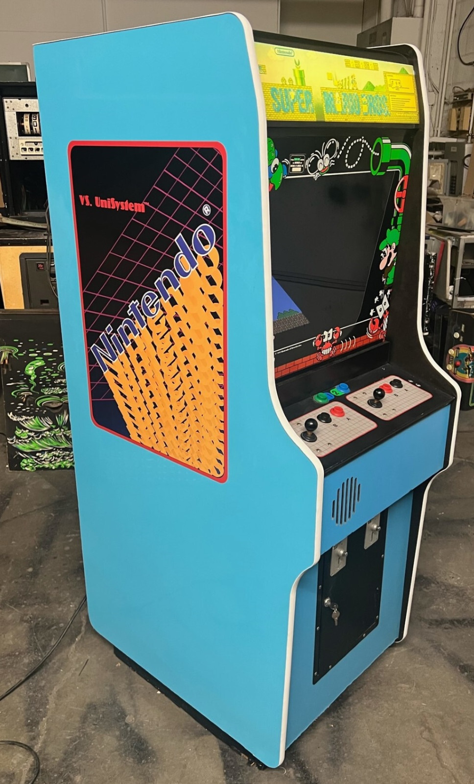 SUPER MARIO BROS NINTENDO VS ARCADE MACHINE by NINTENDO 1987 (Excellent ...