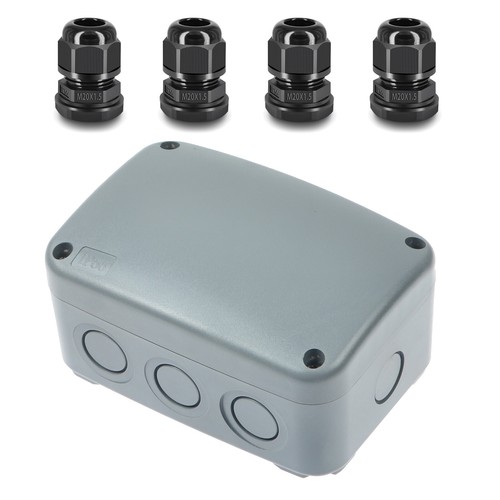 External Junction Box IP66 Waterproof Weatherproof with 4 Standard ...