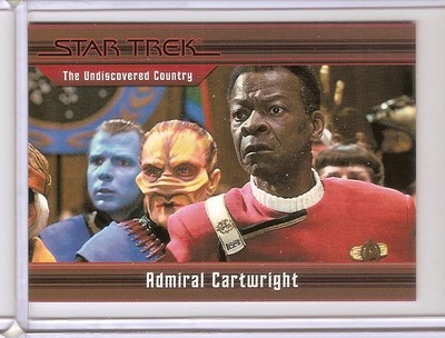 STAR TREK HEROES & VILLAINS TRADING CARD ADMIRAL CARTWRIGHT # 32 ...