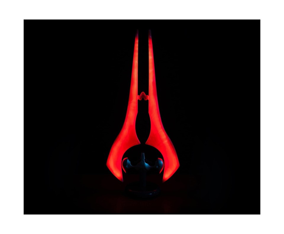 Halo Infinite Red Energy Sword Bloodblade Replica LED Mood Light ...